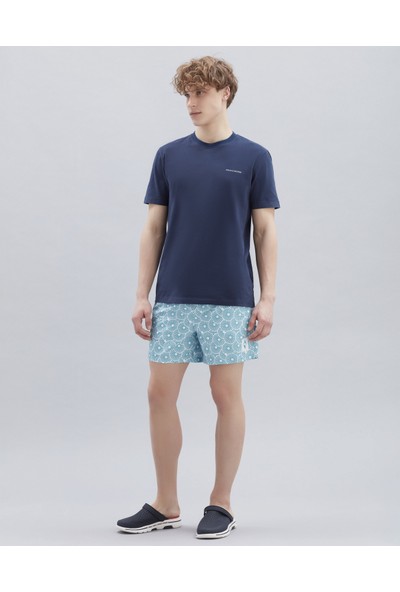 Skechers Swimwear M 5 Inch Swimshort Erkek Turquoise Deniz Şortu - S221082-306