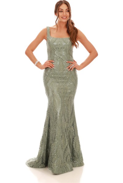 Pierre Cardin Kadın Dantel Kare Yaka Uzun Abiye Elbise 58155611 Yeşil Pierre Cardin Kadın Dantel Kare Yaka Uzun Abiye Elbise 58155611 Yeşil