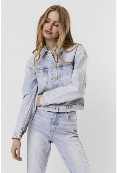 Vero Moda Kadın Kot Ceket 64610258263 Mavi Vero Moda Kadın Kot Ceket 64610258263 Mavi