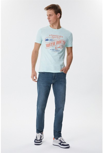 Lee Cooper Yüksek Bel Düz Erkek Denim Pantolon - 222 LCM 121001 Ricky