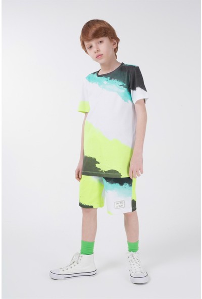 Brz Kids Baskılı Erkek Çocuk Kısa Kollu T-Shirt