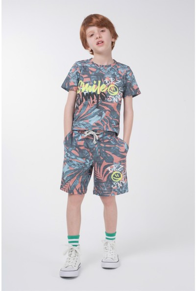 Brz Kids Baskılı Erkek Çocuk Şort