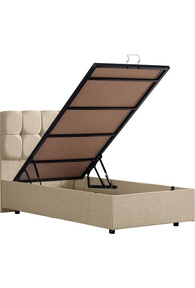 Setay, Berlin Tek Kişilik Baza Başlık Seti, Krem