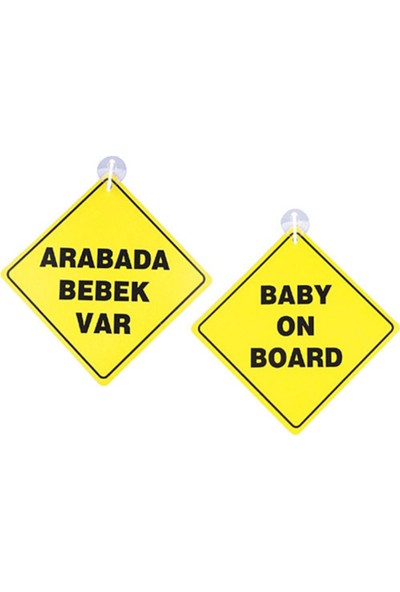 Muux Arabada Bebek Var Ikazı 1 Adet Wp1