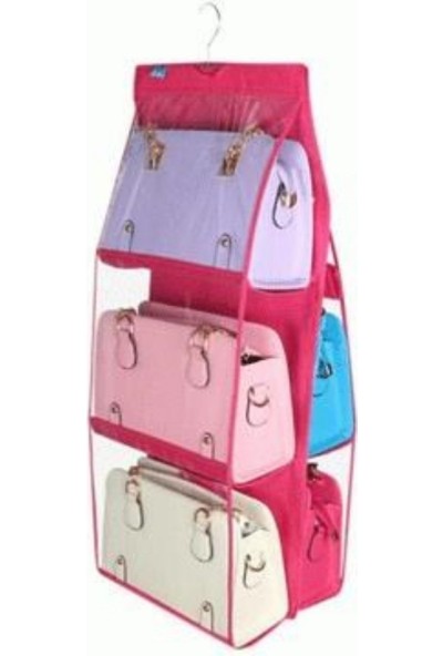 Tekno İstanbul 6 Gözlü Pratik Dolap Içi Çanta Düzenleyici Askılık Oganizer Tekno İstanbul 6 Gözlü Pratik Dolap Içi Çanta Düzenleyici Askılık Oganizer