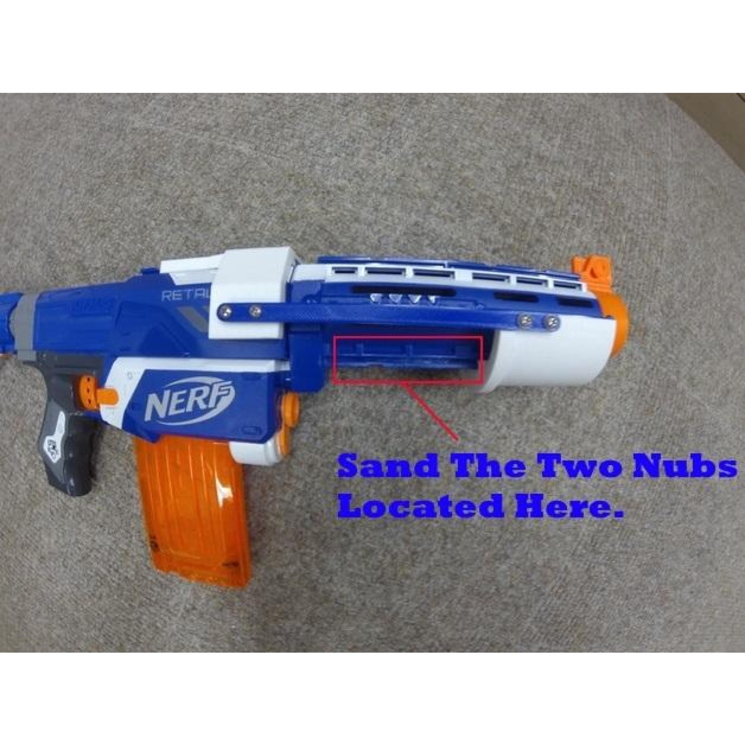 Aldım Geldi Nerf Retaliator Pompa Grip (Picatinny Ray) Fiyatı