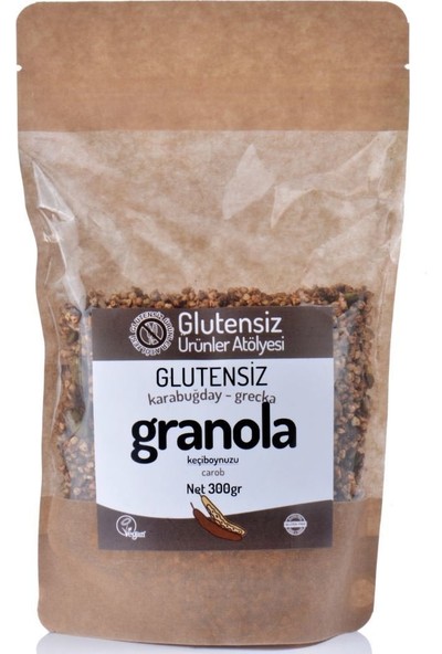 Glutensiz Ürünler Atölyesi Glütensiz Ürünler Atölyesi Gua Granola Karabuğday Keçiboynuzlu 300 gr Glutensiz Ürünler Atölyesi Glütensiz Ürünler Atölyesi Gua Granola Karabuğday Keçiboynuzlu 300 gr