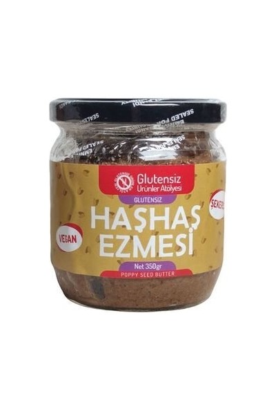 Glutensiz Ürünler Atölyesi Glütensiz Ürünler Atölyesi Gua Haşhaş Ezmesi 350 gr Glutensiz Ürünler Atölyesi Glütensiz Ürünler Atölyesi Gua Haşhaş Ezmesi 350 gr