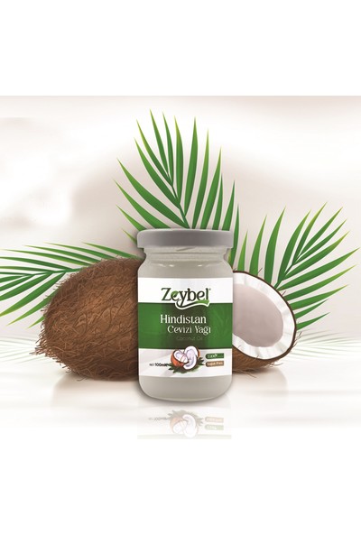 Zeybel Hindistan Cevizi Yağı Saf 100 ml