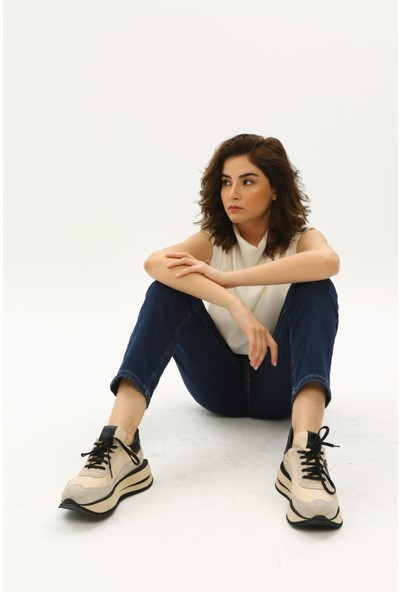 H&K Glow Nude Eva Taban Sneaker