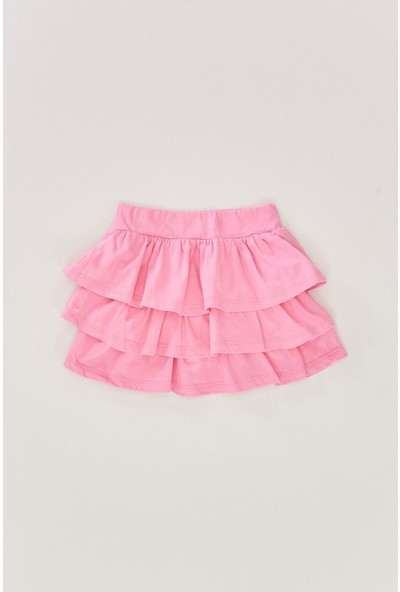FullaModa Fırfırlı Kat Kat Çocuk Etek