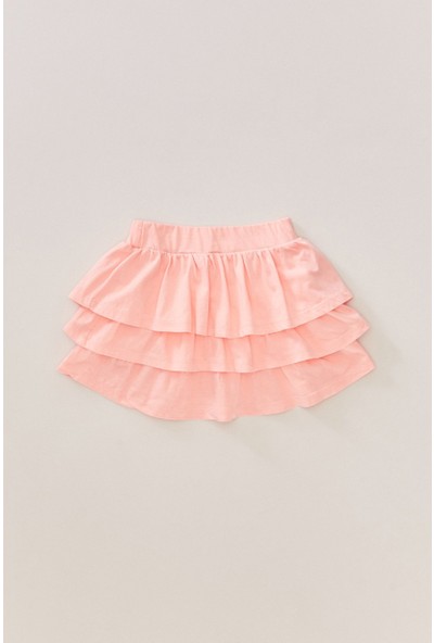 FullaModa Fırfırlı Kat Kat Çocuk Etek FullaModa Fırfırlı Kat Kat Çocuk Etek