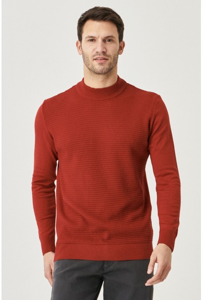 Altınyıldız Classics Standart Fit Yarım Balıkçı Yaka Triko Kazak