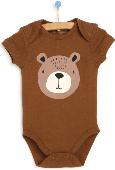 Hellobaby Sevimli Hayvan Suratlı Kısa Kol Body