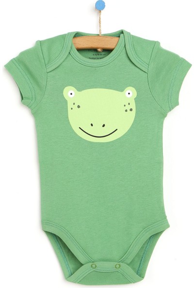 Hello Baby Hellobaby Sevimli Hayvan Suratlı Kısa Kol Body Hello Baby Hellobaby Sevimli Hayvan Suratlı Kısa Kol Body