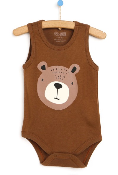 Hello Baby Hellobaby Sevimli Hayvan Suratlı Atlet Body Hello Baby Hellobaby Sevimli Hayvan Suratlı Atlet Body