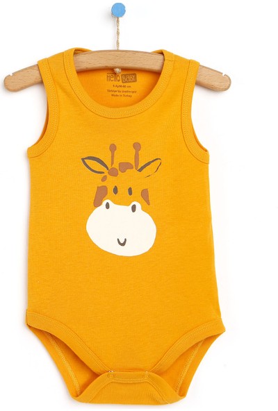Hello Baby Hellobaby Sevimli Hayvan Suratlı Atlet Body Hello Baby Hellobaby Sevimli Hayvan Suratlı Atlet Body
