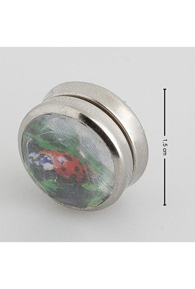 Asfal Uğur Böcegi Kupa Eşarp Mıknatısı