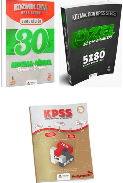 Akademi Denizi Yayınları KPSS Kozmik Oda Anayasa Güncel + Eğitim Bilimleri Deneme Seti Akademi Denizi Yayınları KPSS Kozmik Oda Anayasa Güncel + Eğitim Bilimleri Deneme Seti