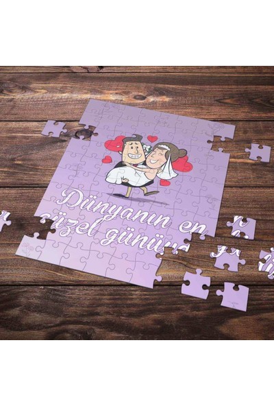 YavuzLife 99 Parça Romantik Tasarımlı Puzzle Yapboz NO21
