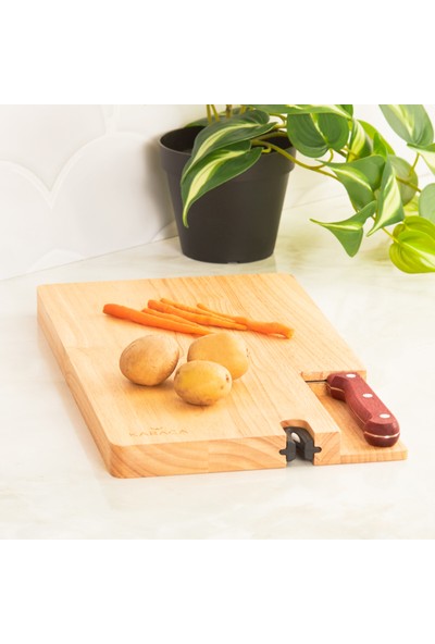 Karaca Gaia Bıçak Kesme Tahtası Seti Karaca Gaia Bıçak Kesme Tahtası Seti