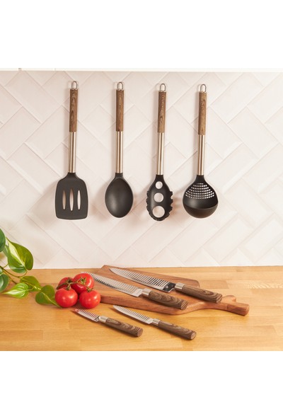 Karaca Timber 8 Parça Bıçak ve Servis Seti