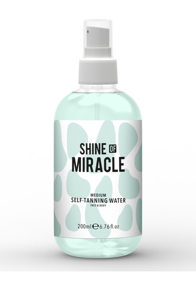 Shine Of Miracle Medium Self Tanning Water ( Güneşsiz Kendinden Bronzlaştırıcı Su ) Shine Of Miracle Medium Self Tanning Water ( Güneşsiz Kendinden Bronzlaştırıcı Su )