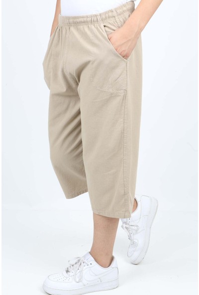 Dechers Erkek Ham Bez Lastikli Yüksek Bel Rahat Kalıp %100  Pamuk Kapri Alt Giyim 0404 Dechers Erkek Ham Bez Lastikli Yüksek Bel Rahat Kalıp %100  Pamuk Kapri Alt Giyim 0404