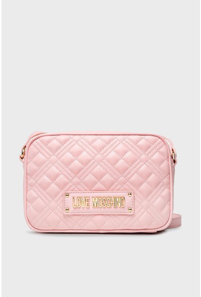 Love Moschino Logolu Ayarlanabilir Askılı Kapitone Çanta Bayan Çanta JC4010PP1ELA0600