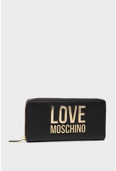 Love Moschino Logolu Çok Bölmeli Kapitone Desenli Cüzdan Bayan Cüzdan JC5611PP1ELJ000A