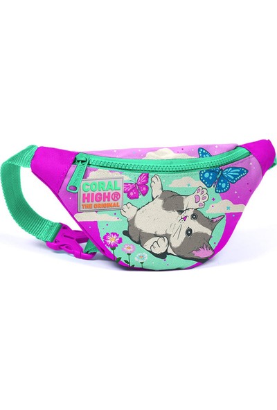Coral High Kids Pembe Su Yeşili Bel Çantası 22407 Coral High Kids Pembe Su Yeşili Bel Çantası 22407