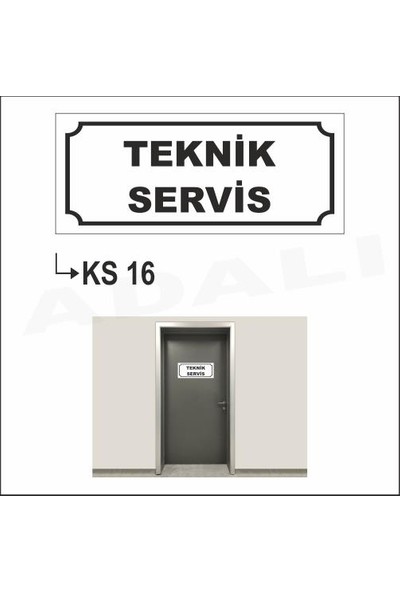 3M 12X24 Teknik Servis Kısım Levhası Dekota 3M 12X24 Teknik Servis Kısım Levhası Dekota