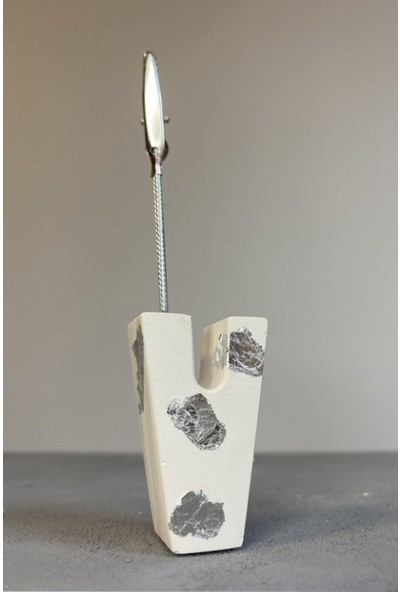 KatreCraft Not/fotoğraf Tutucu V Harfi Silver