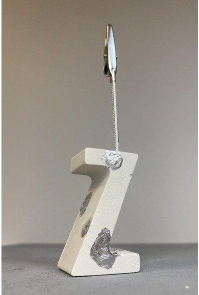 KatreCraft Not/fotoğraf Tutucu Z Harfi Silver