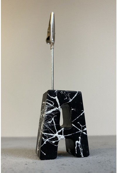 KatreCraft Not/fotoğraf Tutucu A Harfi Mermer