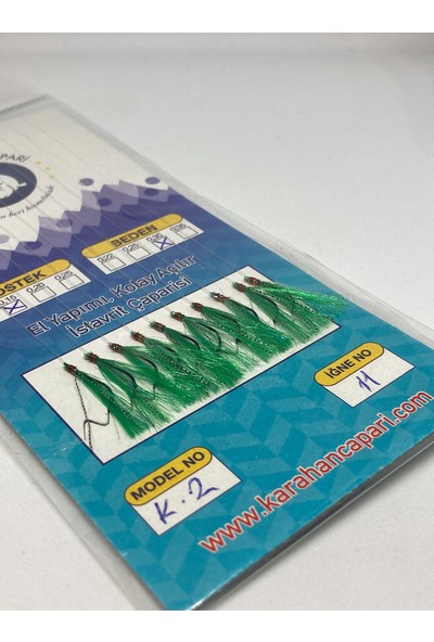 Karahan Çapari 10'lu Kolay Açılır El Yapımı Istavrit Çaparisi K2