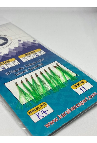 Karahan Çapari 10'lu Kolay Açılır El Yapımı Istavrit Çaparisi K7