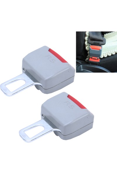 Generic 2 Adet Rs-01 Evrensel Oto Emniyet Kemeri Uzatma Tokası Gri (Yurt Dışından) Generic 2 Adet Rs-01 Evrensel Oto Emniyet Kemeri Uzatma Tokası Gri (Yurt Dışından)