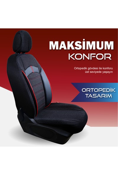 Stiloto Neva Yeni Sezon Ortopedik Tasarım Oto Koltuk Kılıfı