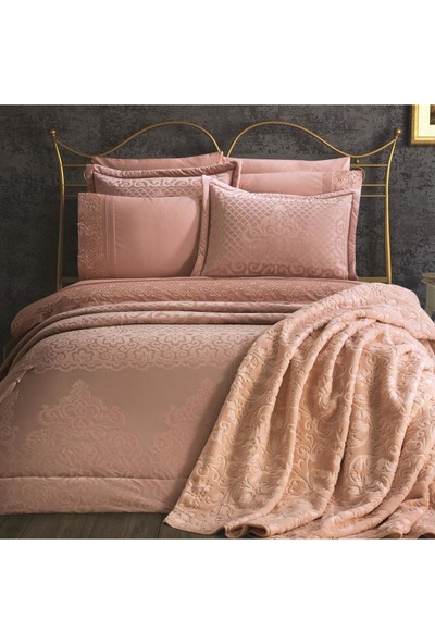 Schafer Dreams Pudra 10 Parça Yatak Örtüsü Tekstil Çeyiz Seti Schafer Dreams Pudra 10 Parça Yatak Örtüsü Tekstil Çeyiz Seti