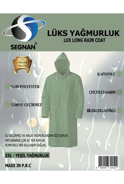 Segnan Yağmurluk Lüks Yeşil