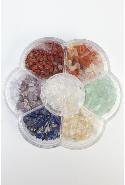 Kamus 7 Çakra Doğal Taş Özel Stand Set Kamus 7 Çakra Doğal Taş Özel Stand Set