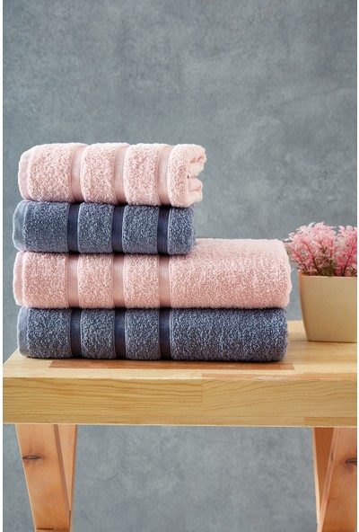 Şengil Ev Tekstil 4'Lü Banyo Seti Hamam Takımı