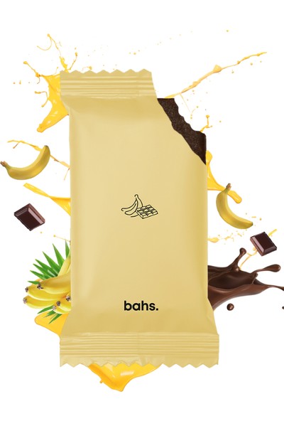 Bahs Yüksek Protein Bar - Banana 45GR x 8 Adet Bahs Yüksek Protein Bar - Banana 45GR x 8 Adet