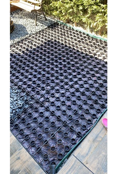 Adg Çim ve Çakıl Tutucu - ( Siyah Renk ) - Plastik Izgara - 1 Paket (10 Adet) Adg Çim ve Çakıl Tutucu - ( Siyah Renk ) - Plastik Izgara - 1 Paket (10 Adet)