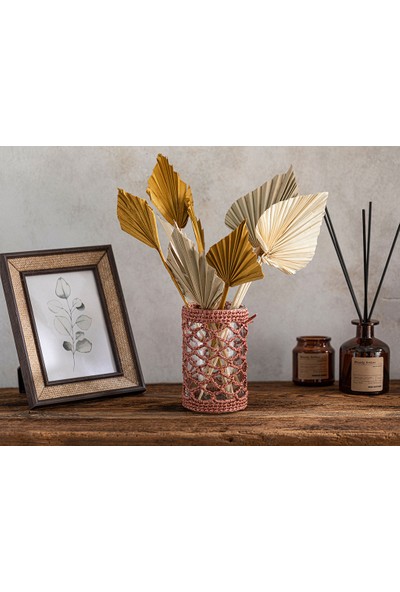 English Home Verona Vazo 9X9X15 cm Kiremit