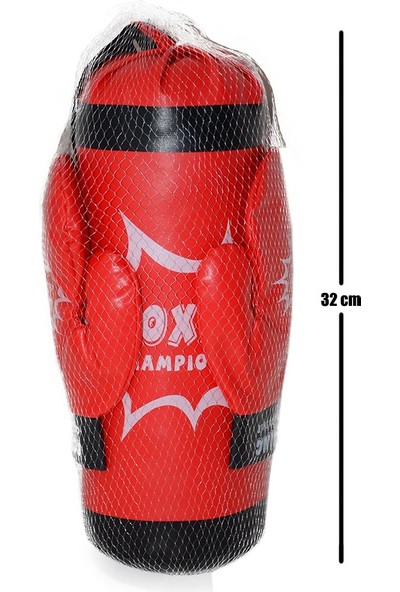 Boks Torbası 32 cm Eldivenli