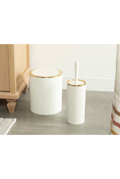 English Home Evelyn 2'li Banyo Seti Beyaz