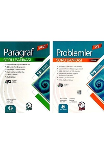 Bilgi Sarmalı Yayınları Paragraf ve Problemler Soru Bankası 2 Kitap Set Bilgi Sarmalı Yayınları Paragraf ve Problemler Soru Bankası 2 Kitap Set