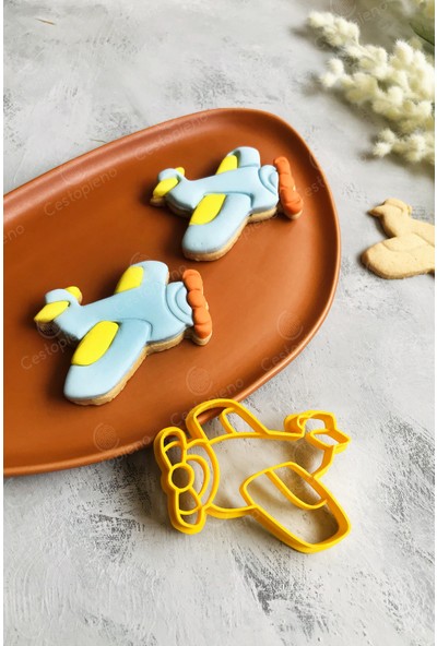 Cestopieno Uçak Kurabiye Kalıbı